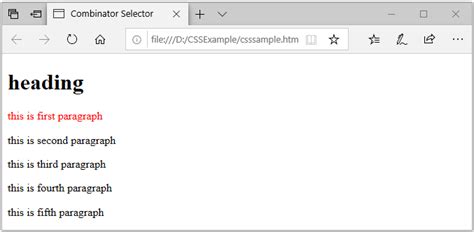 Combinators Selectors In Hindi Css Combinators In Hindi