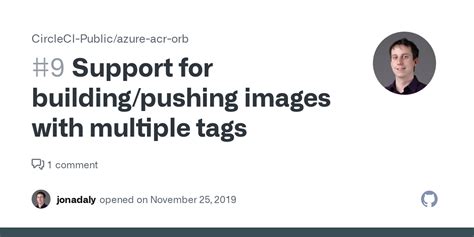 support for building pushing images with multiple tags · issue 9
