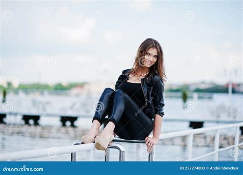 Portrait Of Gorgeous Brunette Woman Stock Image Image Of Alluring
