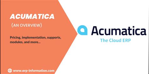 Acumatica ERP Reviews Pricing Implementation And Limitations