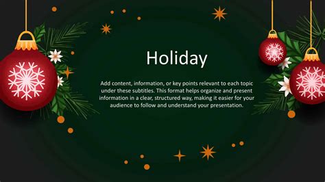 Holiday Powerpoint Background