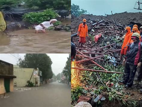 Watch Severe Waterlogging In Maharashtra Rescue Ops Resume On Day 3