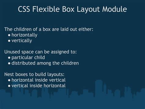 flexible box model ppt
