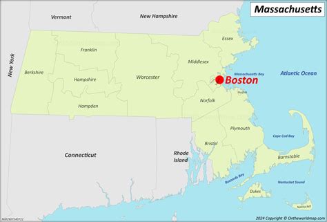 Boston Map Massachusetts Us Discover City Of Boston With Detailed Maps