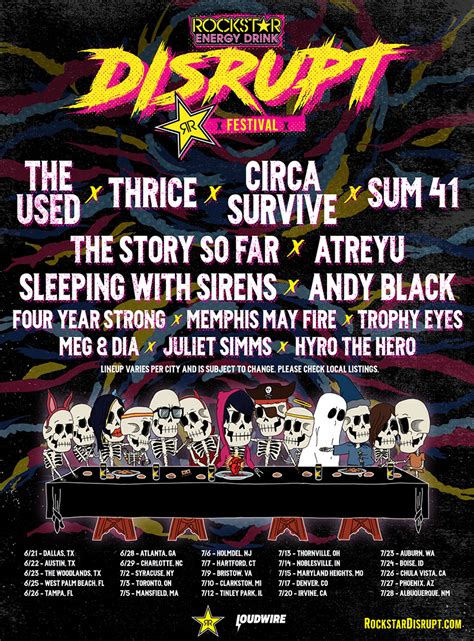 The Rockstar Energy Drink Disrupt Festival Unveils Inaugural Lineup