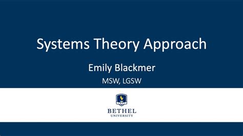 What Is A Systems Theory Approach Trust The Answer