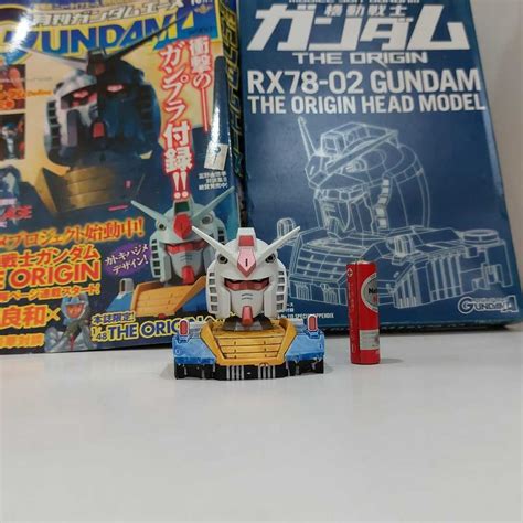 Rx78 02 ガンダムジオリジン ヘッドモデル プラモデル 月刊ガンダムエース 2011年10月号付録 安彦良和 Gundam The