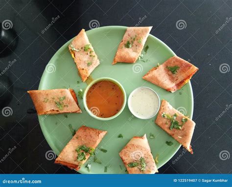 Mysore Masala Dosa Stock Image Image Of Mysore Delicious 122519407