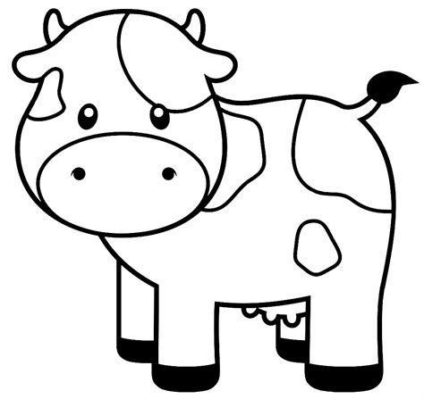 Desenhos Para Colorir De Vaquinha Como Fazer Em Casa
