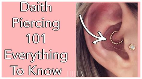 Daith Piercings 101 Everything You Need To Know Pierced And Lovely