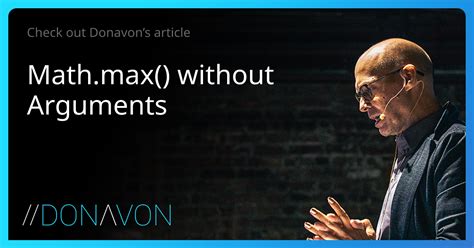 Math Max Without Arguments