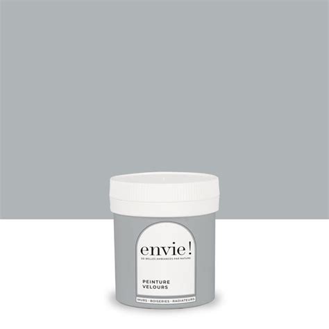 Testeur Peinture Mur Boiserie Radiateur Gris Pluie Velours Envie