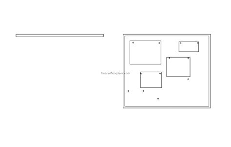 Bulletin Board Autocad Block Free Cad Floor Plans