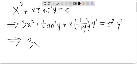 ⏩solved find d y d x by implicit differentiation x 3 x tan 1