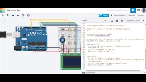 DISPLAY LCD ARDUINO YouTube
