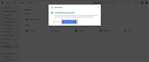 Configuring The ServiceNow Action V