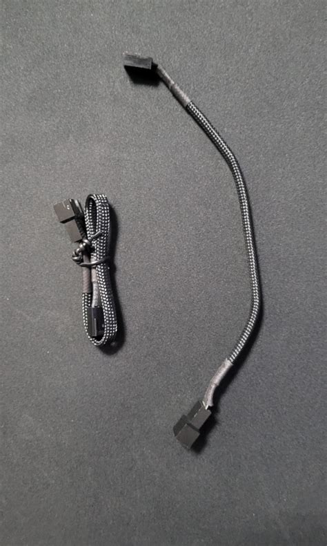 Braided 4 Pin Pwm Extender Connector Cable For Pc Fans Computers
