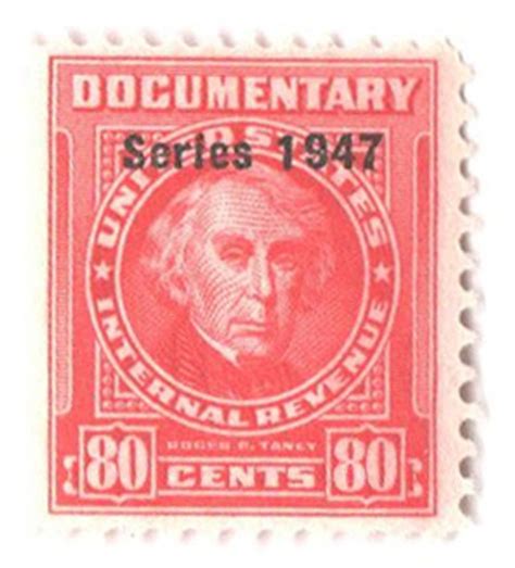 R472 1947 80c Us Internal Revenue Stamp Carmine Mystic Stamp Company