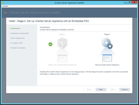 VGarethLewis VMware VCenter Server Appliance Installation Configuration