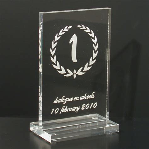 Plexiglass Award Standard Small