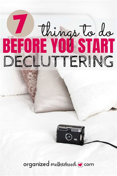 Things To Do Before You Declutter