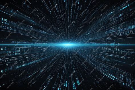 Premium Photo Binary Code Background Digital Abstract Technology Background Cyber Abstract
