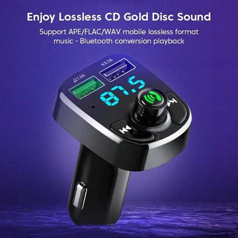 Transmisor De Fm Compatible Con Bluetooth 50 Manos Libres Para