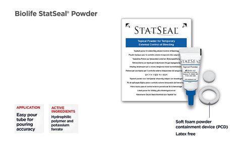 Biolife Statseal® Powder Available From Vpmed Group