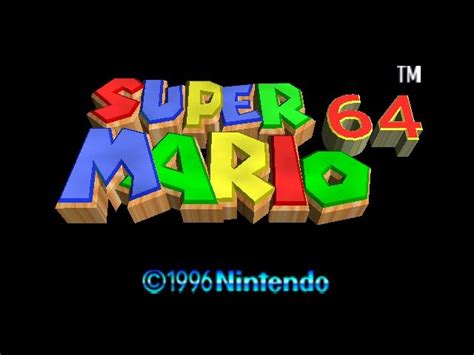 Super Mario 64 Loading Screen