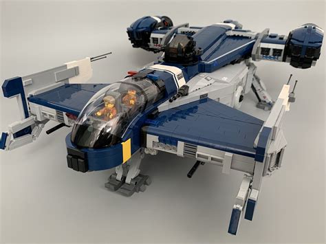 Drake Interplanetary Cutlass Blue Star Citizen Lego Spaceship