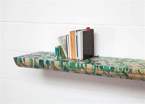 Raw Edges Shapes Wooden Furniture To Reveal Colourful Patterns
