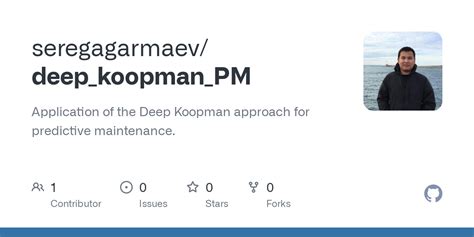 GitHub Seregagarmaev Deep Koopman PM Application Of The Deep Koopman