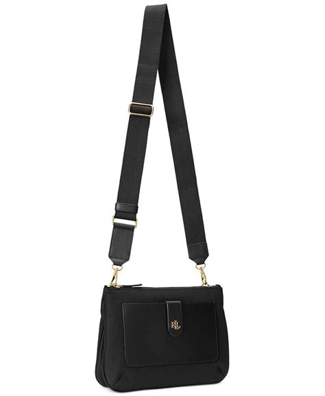Lauren Ralph Lauren Oxford Medium Jamey Nylon Crossbody Bag And Reviews