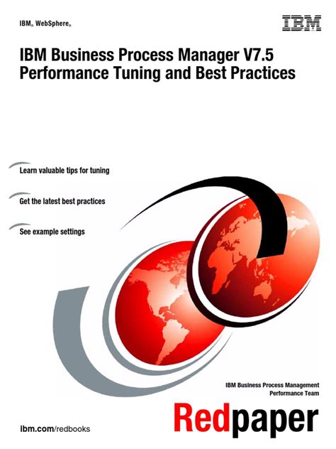 Ibm Business Process Manager V75 Performance Tuning And Best