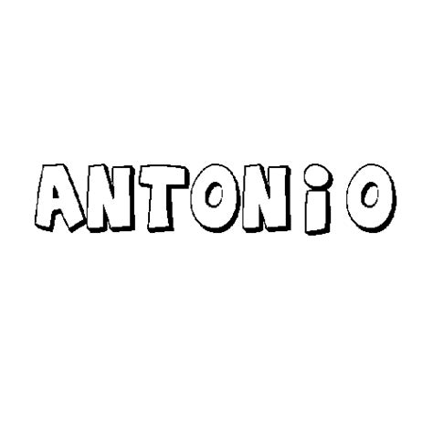 COLOREA TUS DIBUJOS Nombre Antonio Para Colorear