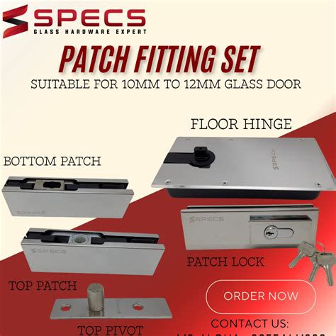 Specs Patch Fittings Glass Door Patch Topbottom Patch Top Pivot
