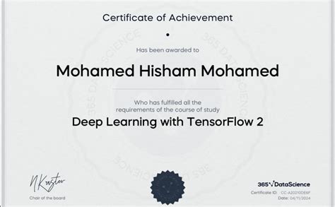 mohamed hisham on linkedin deeplearning tensorflow machinelearning
