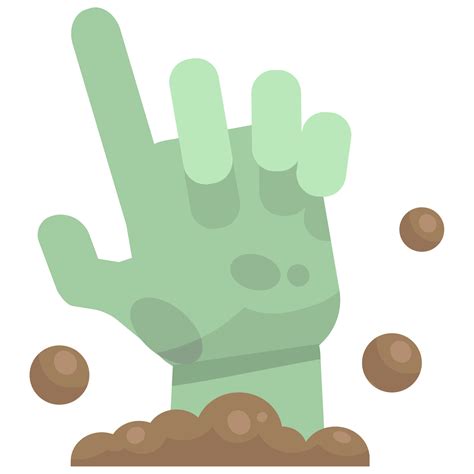 Icono De Mano Zombie En Estilo Plano 8481363 Png