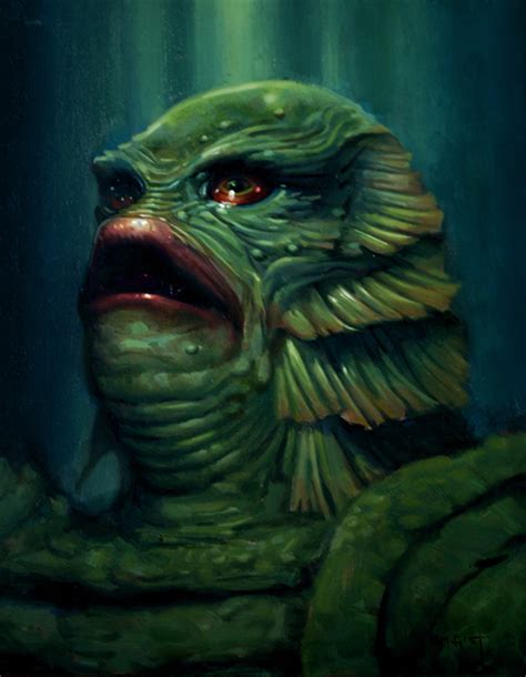 E M Gist Illustration Dead Of The Day Monster Portraits