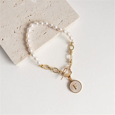 Sadie Pearl Chain Bracelet Frankie And Friends General Store