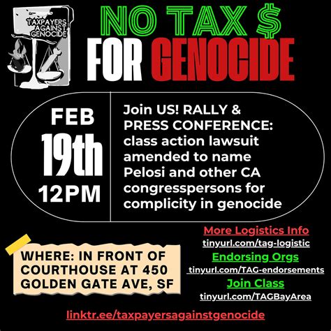 Taxpayers Against Genocide Taxpayersagainstgenocide • Instagram