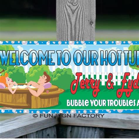 Hot Baths Sign Etsy