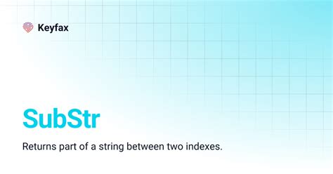 Substr Keyfax