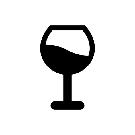 Wine Glass Icon Logo Isolated On White Background 25722163 Vector Art