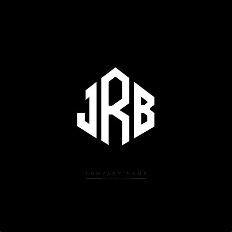Création De Logo De Lettre Jrb Avec Forme De Polygone Création De Logo
