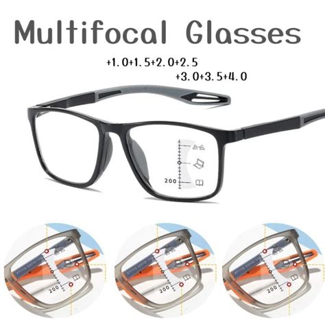New Progressive Multifocal Reading Glasses Men Presbyopia Eyeglasses