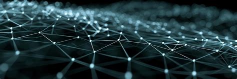 Abstract Representation Of A Network With Interconnected Nodes