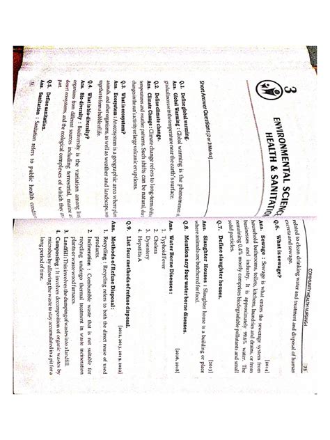 Chapter 3 Environmental Science Health And Sanitation Pdf