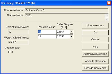 Enter Numerical Data With Probability Using IDS Dialog Download Scientific Diagram