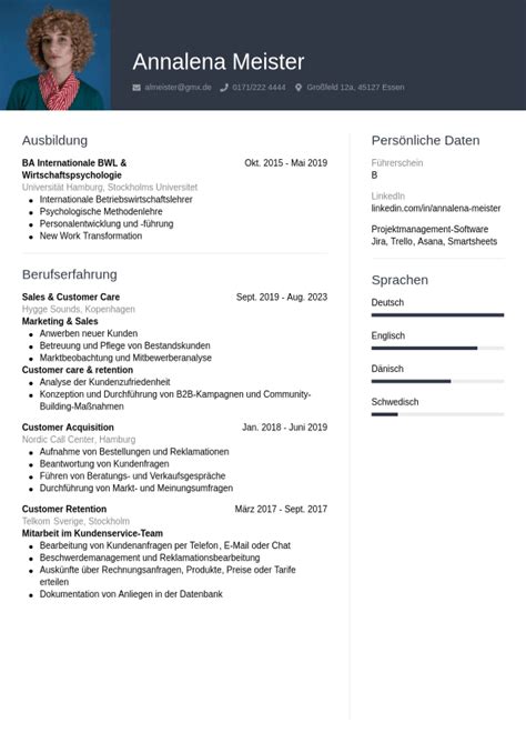 Lebenslauf Beispiel Als Projektmanager Jobseeker